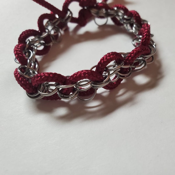 Burgundy Bracelet - Etsy