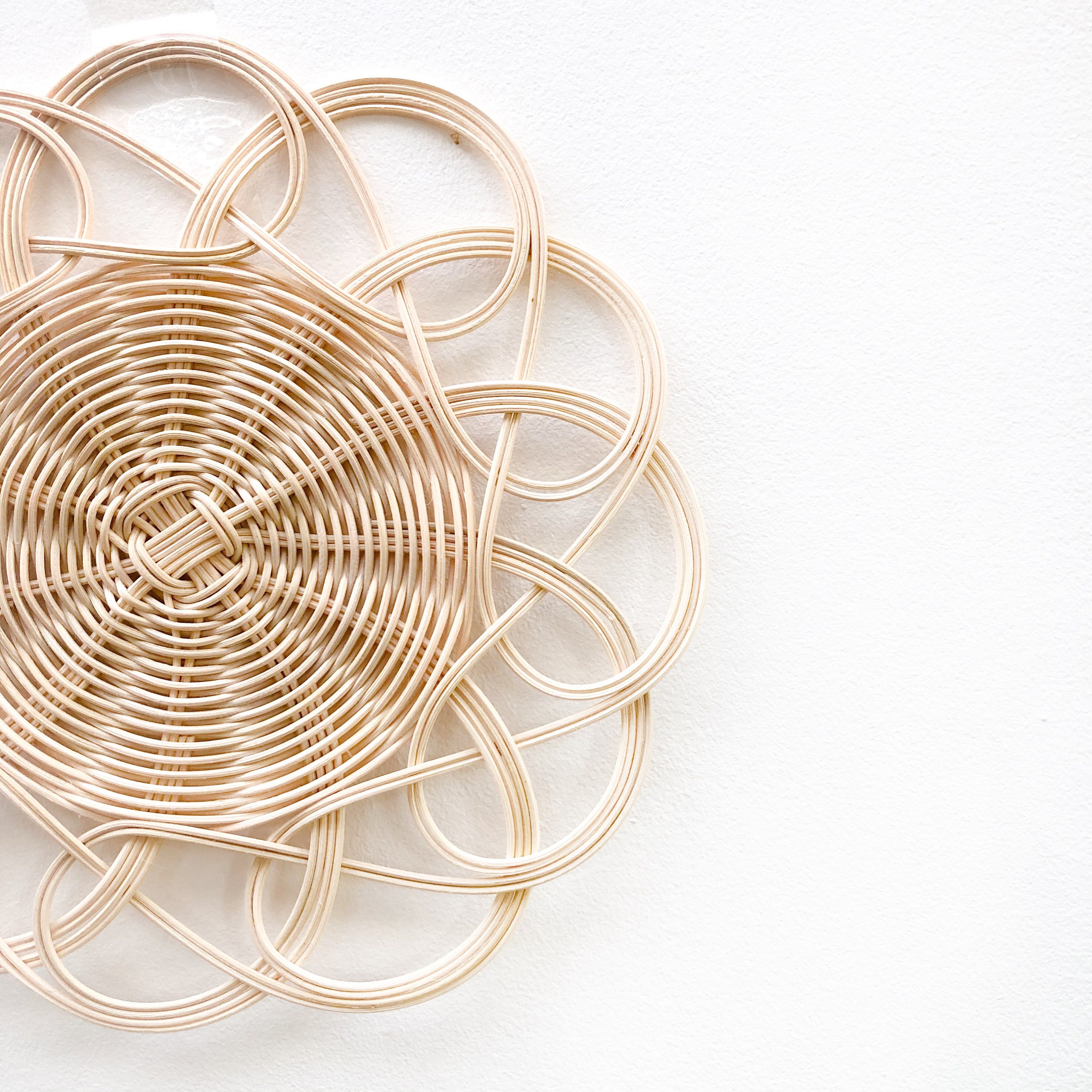 Handmade Rattan Wall Decor Wall Hanging Wicker Wall Decor | Etsy