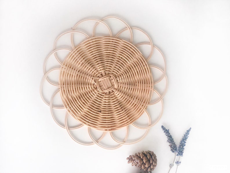 Handmade Rattan Trivet Teapot Placemat Flower Pot Mat | Etsy UK