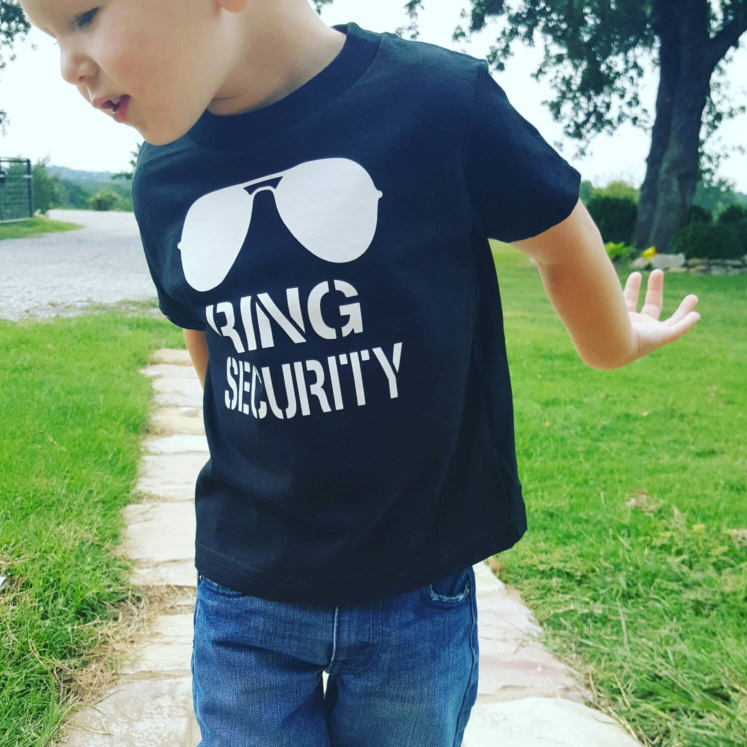 Ring Bearer Gift Ring Security Shirt Wedding Rehearsal Shirt | Etsy