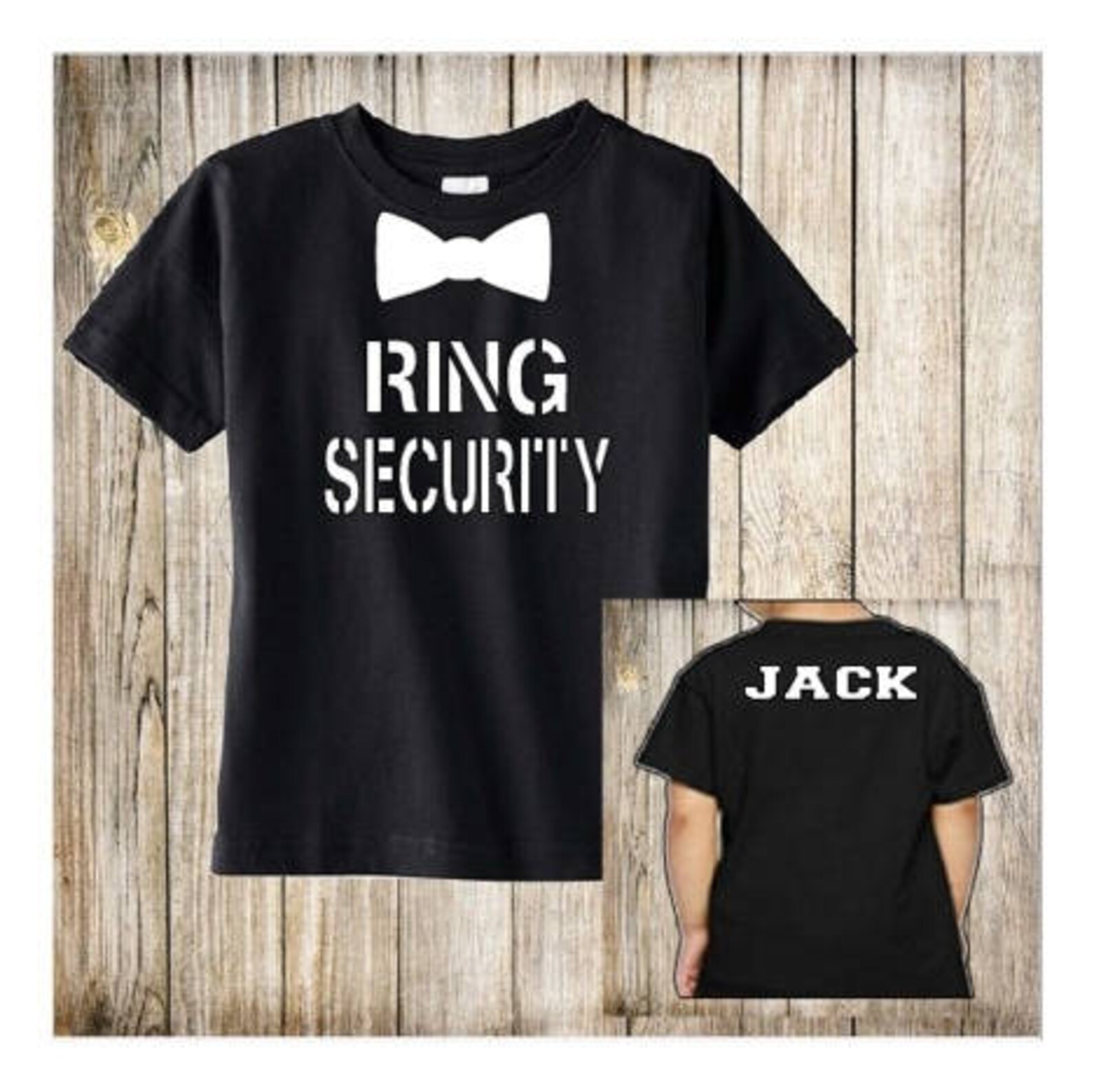 Ring Bearer Shirt Ring Security Shirt Wedding Rehearsal | Etsy