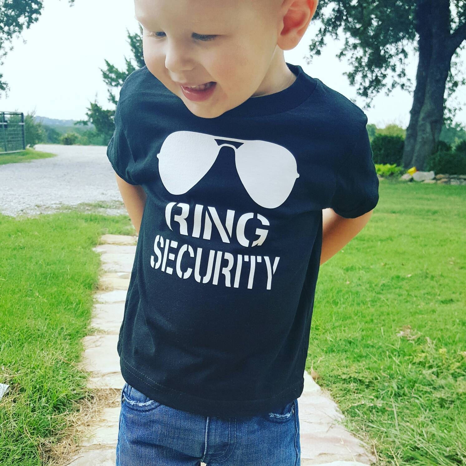 Ring Bearer Gift Ring Security Shirt Wedding Rehearsal Shirt | Etsy