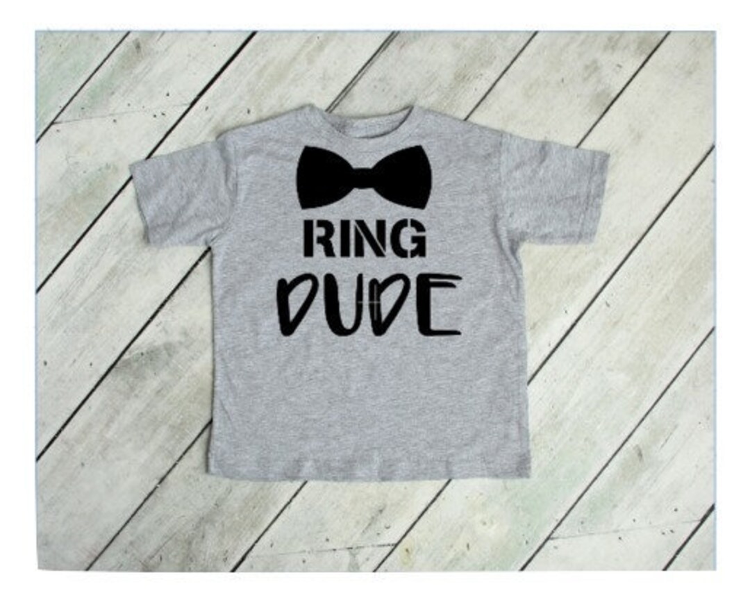 Ring Bearer Shirt Ring Security Shirt Wedding Rehearsal Shirt Wedding ...