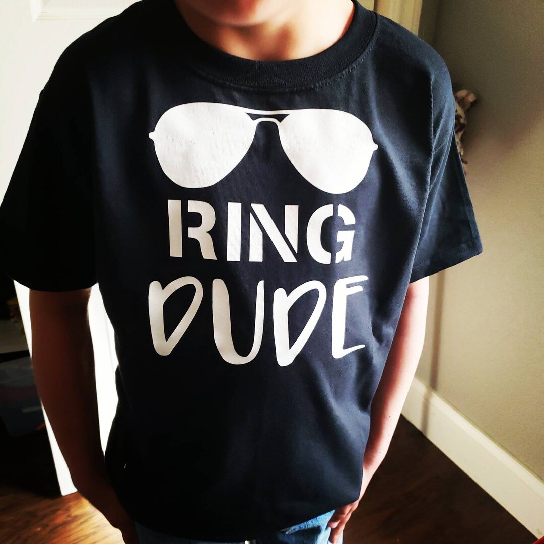 Ring Dude Shirt, Ring Bearer Gift, Ring Security Shirt, Wedding ...