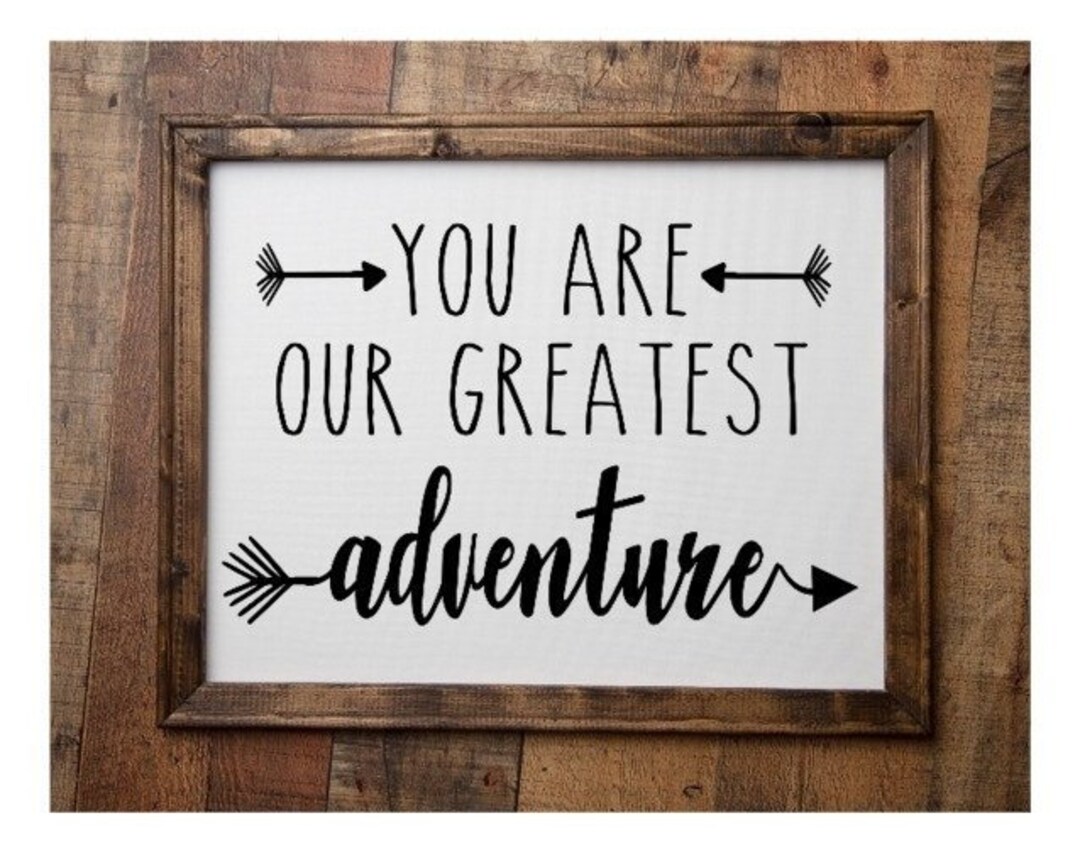 You Are Our Greatest Adventure Sign Tribal Rustic Nursery Decor Boys ...