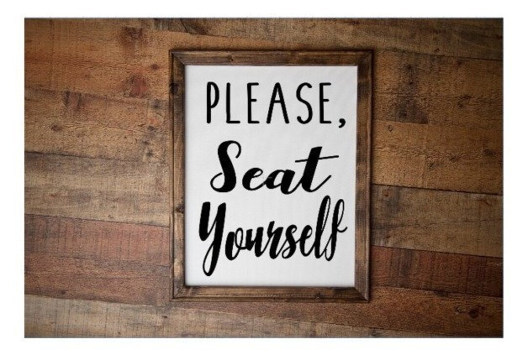 Bathroom Sign Please Seat Yourself Sign Jesus and Germs Funny Bathroom ...