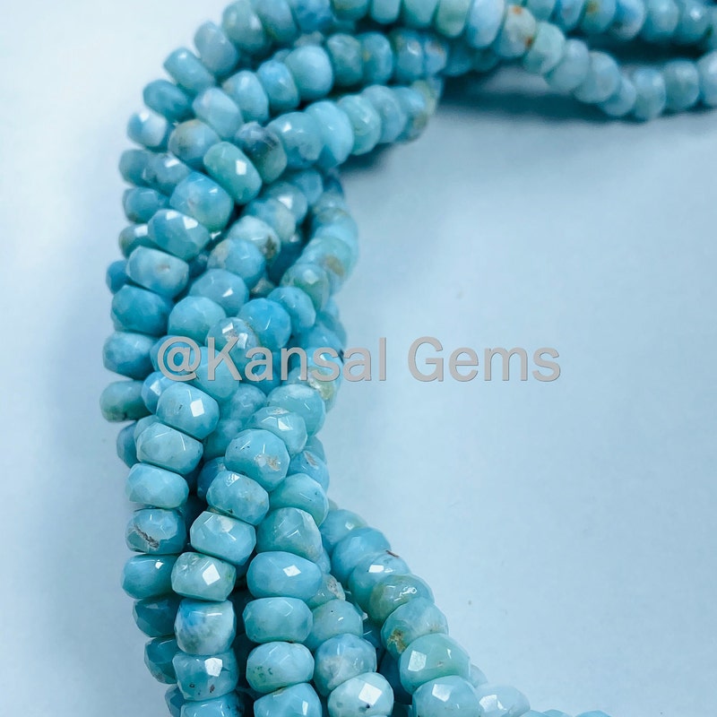 Faceted Larimar - Etsy