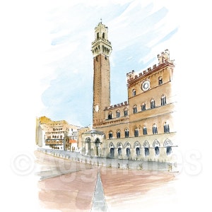 Siena Italy / Europe / Travel Fine Art Print From an Original | Etsy