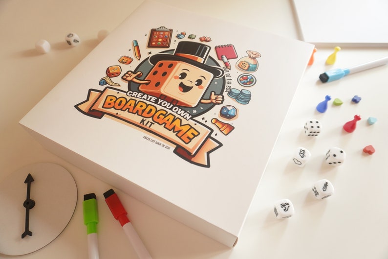Create Your Own Board Game Kit: Family Fun DIY Project - Etsy
