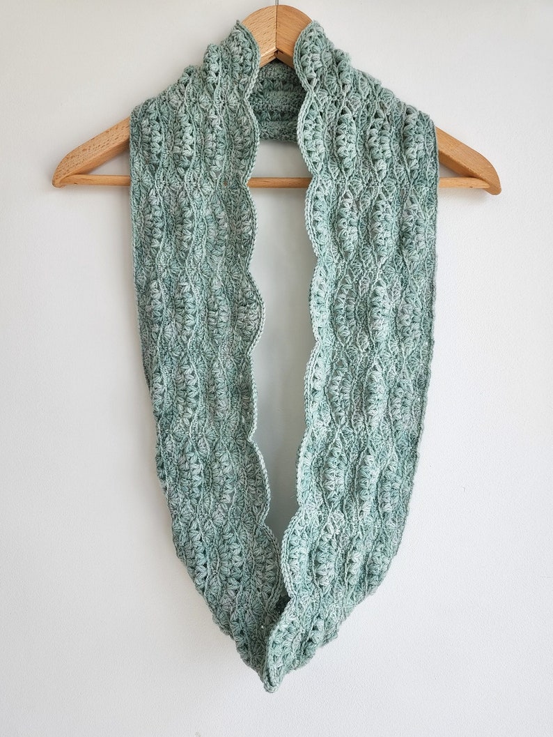 CROCHET PATTERN Infinity Scarf Crochet Pattern Lace Infinity - Etsy