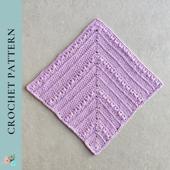 Mitered Square Crochet Pattern Crochet Afghan Square Pattern | Etsy