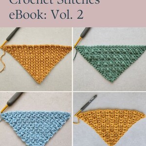 Crochet Stitches Ebook, Different C2C Crochet Stitches Pattern, No ...