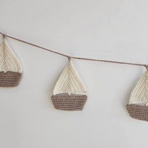 CROCHET PATTERN Boat Crochet Pattern, Crochet Garland Pattern, PDF ...