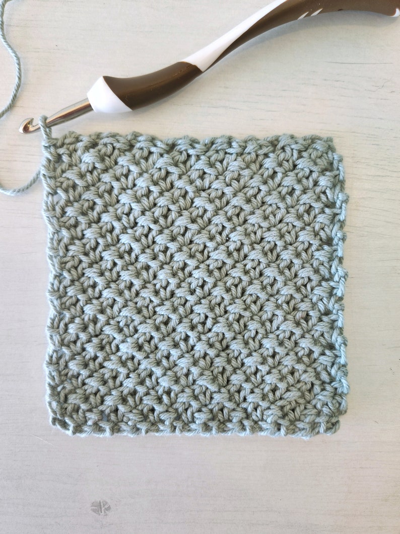 CROCHET PATTERN Washcloth, C2C Mesh Stitch Crochet Pattern, Corner to ...