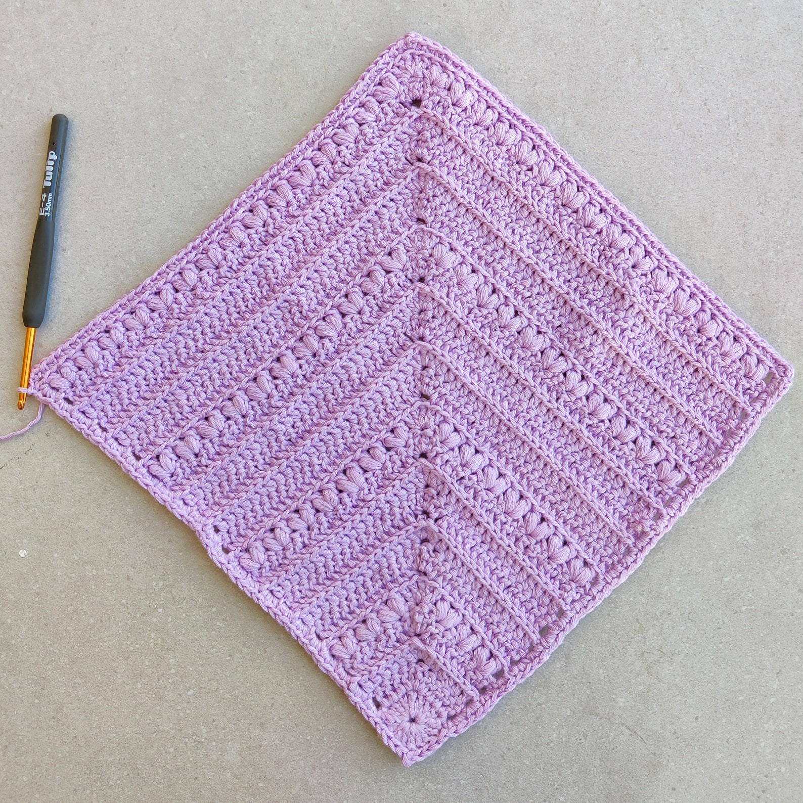 Mitered Square Crochet Pattern Crochet Afghan Square Pattern - Etsy