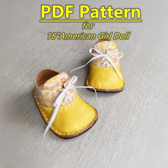 Pdf Doll Shoe Patterns : AG04 - Etsy
