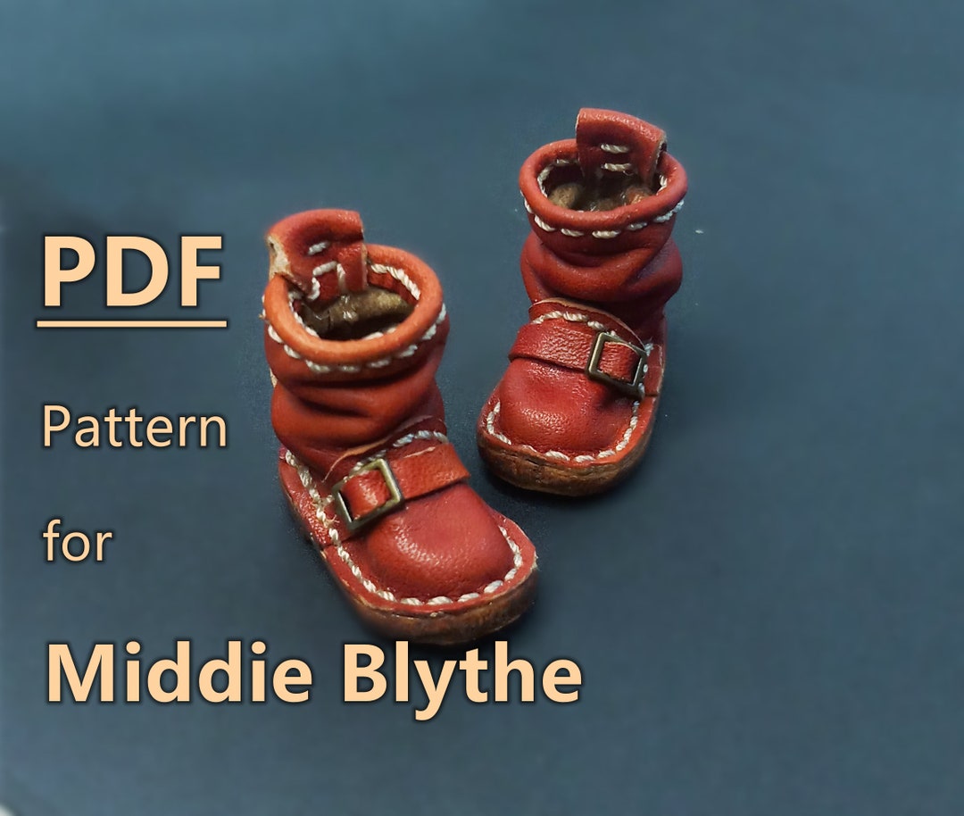 Pdf Shoe Patterns for Middie Blythe - Etsy