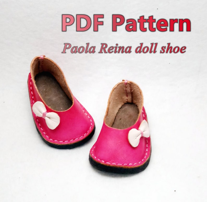 Pdf Doll Shoe Patterns : DP05 - Etsy