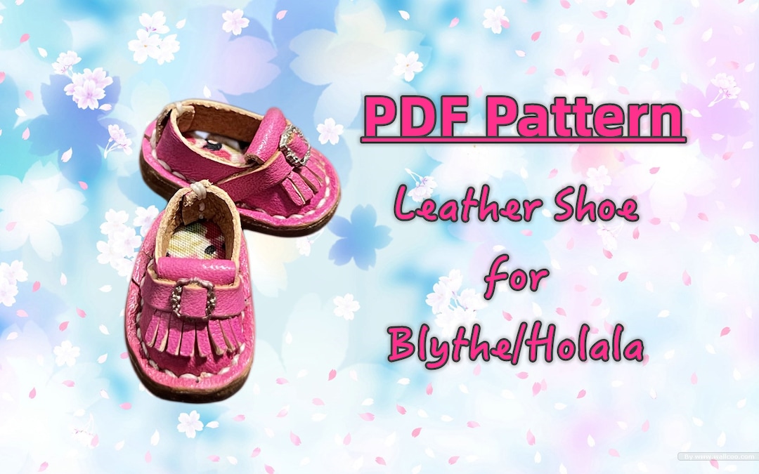Pdf Shoe Patterns for Blythe/holala & Similar Dolls : BS10 Leather Shoe ...