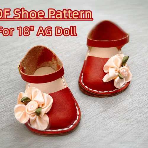 Reggie's Felt Dolly Shoe Pattern PDF fits Waldorf Doll - Etsy UK