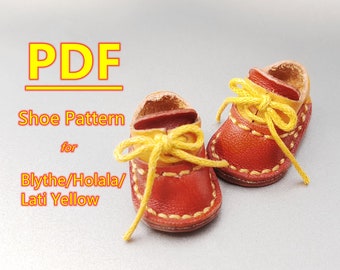 Pdf Shoe Patterns for Blythe/holala & Similar Dolls : Leather Boots - Etsy