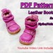 Pdf Shoe Patterns for Blythe/holala & Similar Dolls : Leather Shoes ...