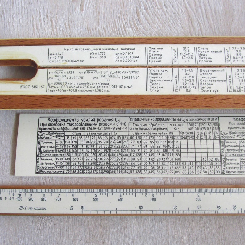 Slide Rule Ruler - Etsy