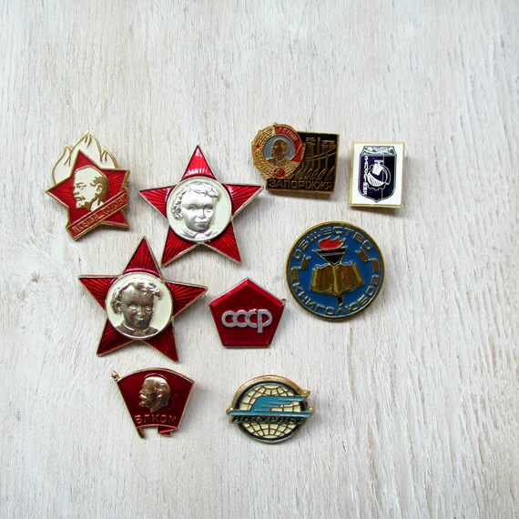 Soviet Enamel Pin Communist Propaganda USSR Communism - Etsy