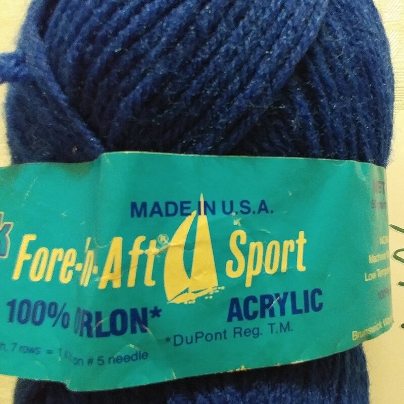 Royal Blue Acrylic Yarn - Etsy