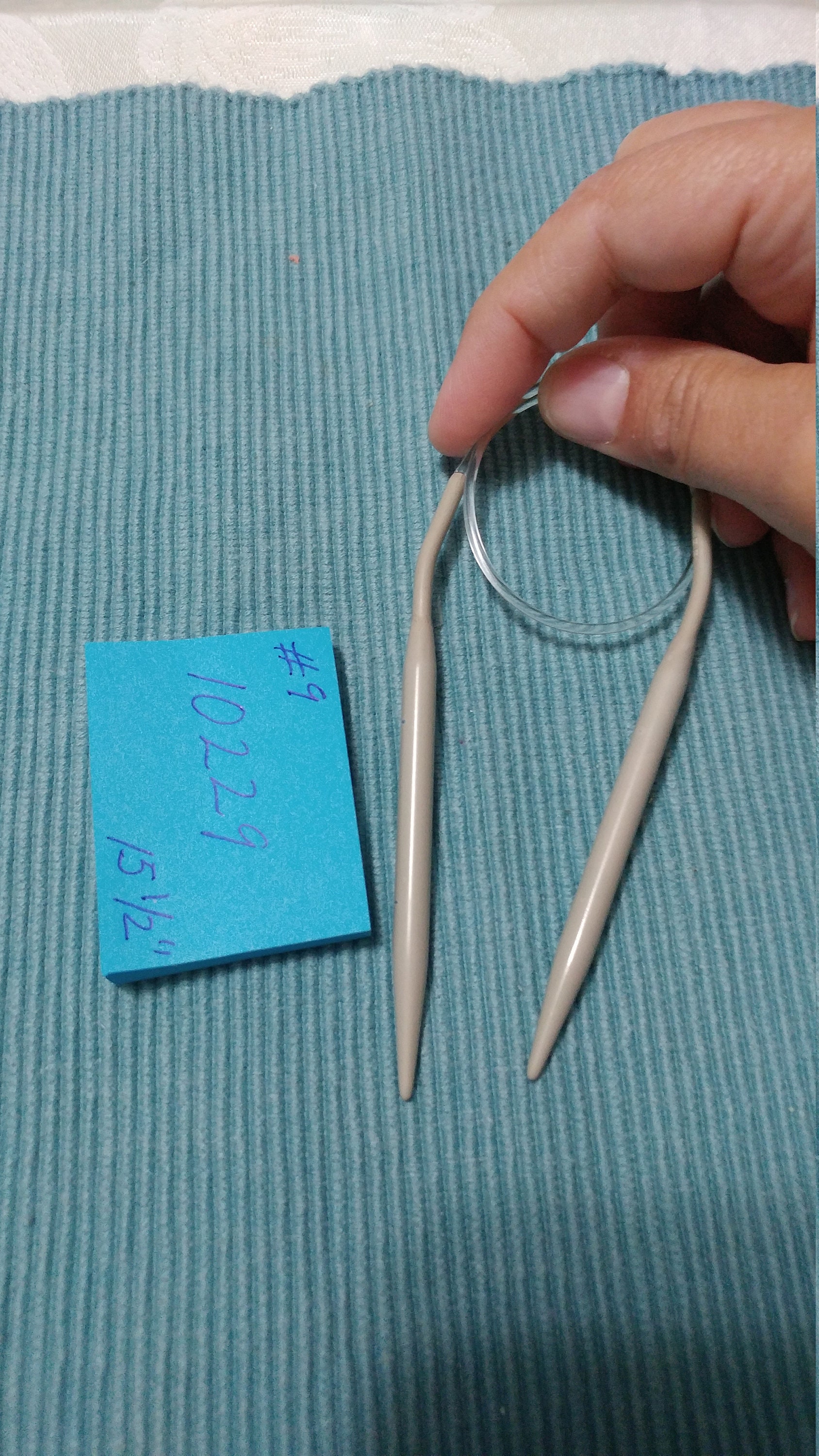 US Size 9 Aluminum Circular Knitting Needles 15 1/2 | Etsy