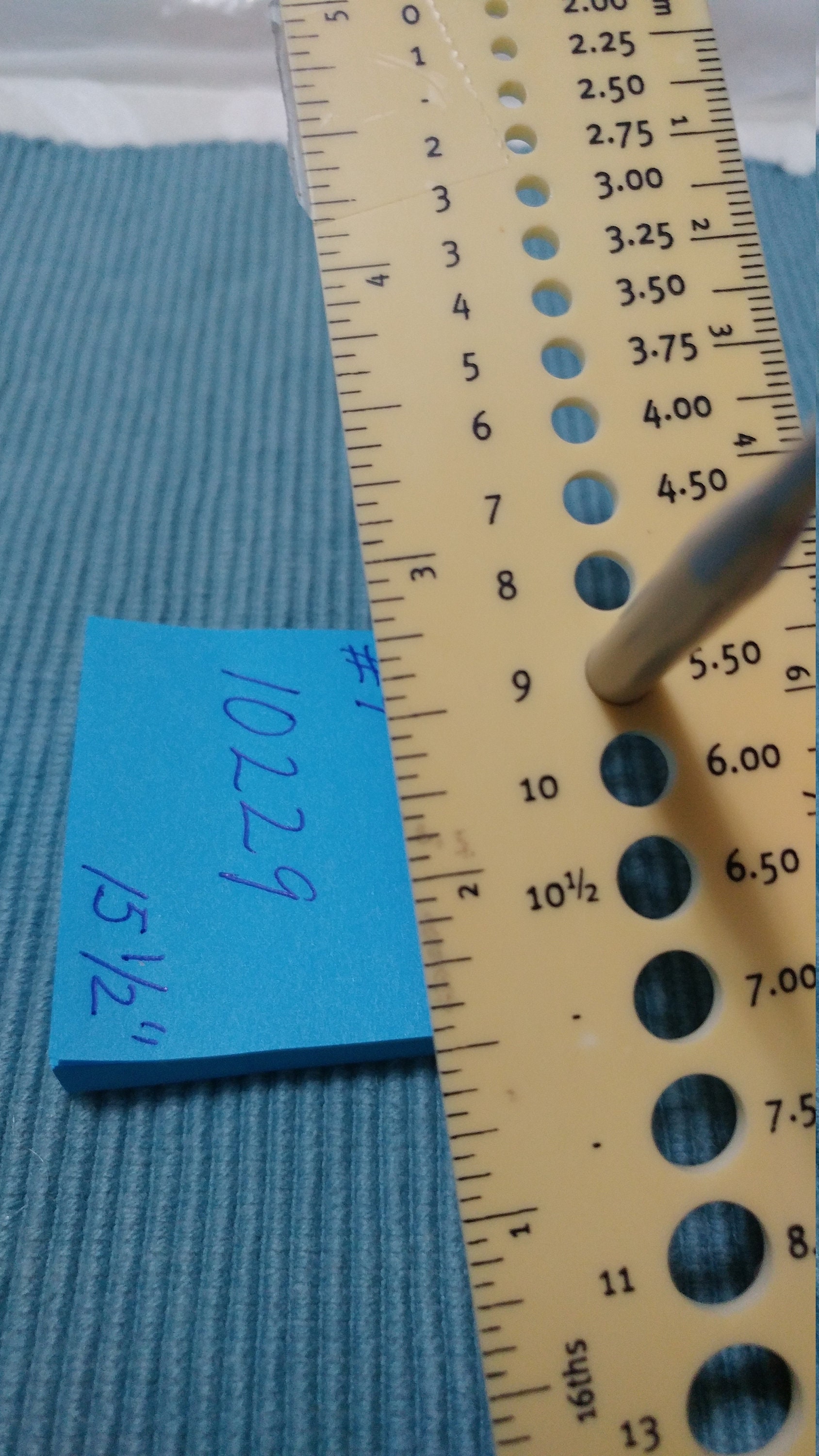 US Size 9 Aluminum Circular Knitting Needles 15 1/2 - Etsy