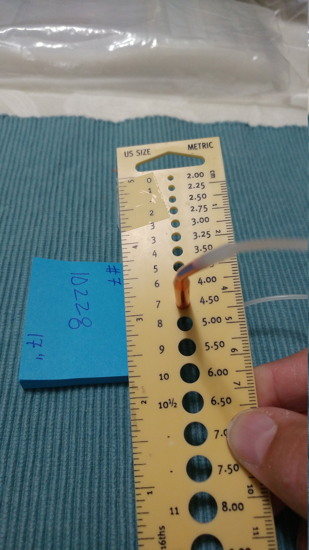 US Size 7 Aluminum Circular Knitting Needles 17" - Etsy