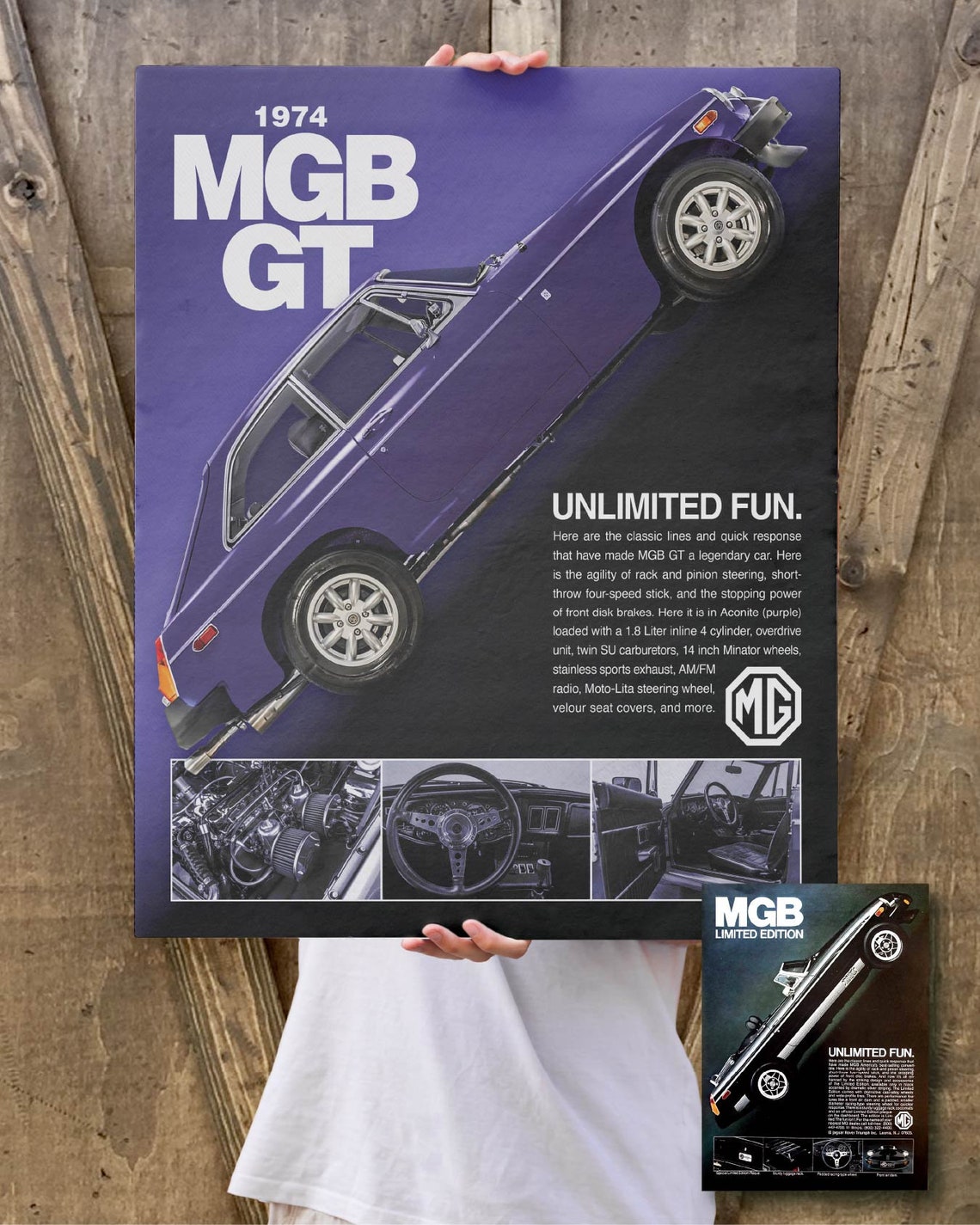 Custom Car Show Board: Inspired by Vintage Auto Advertisements - Etsy