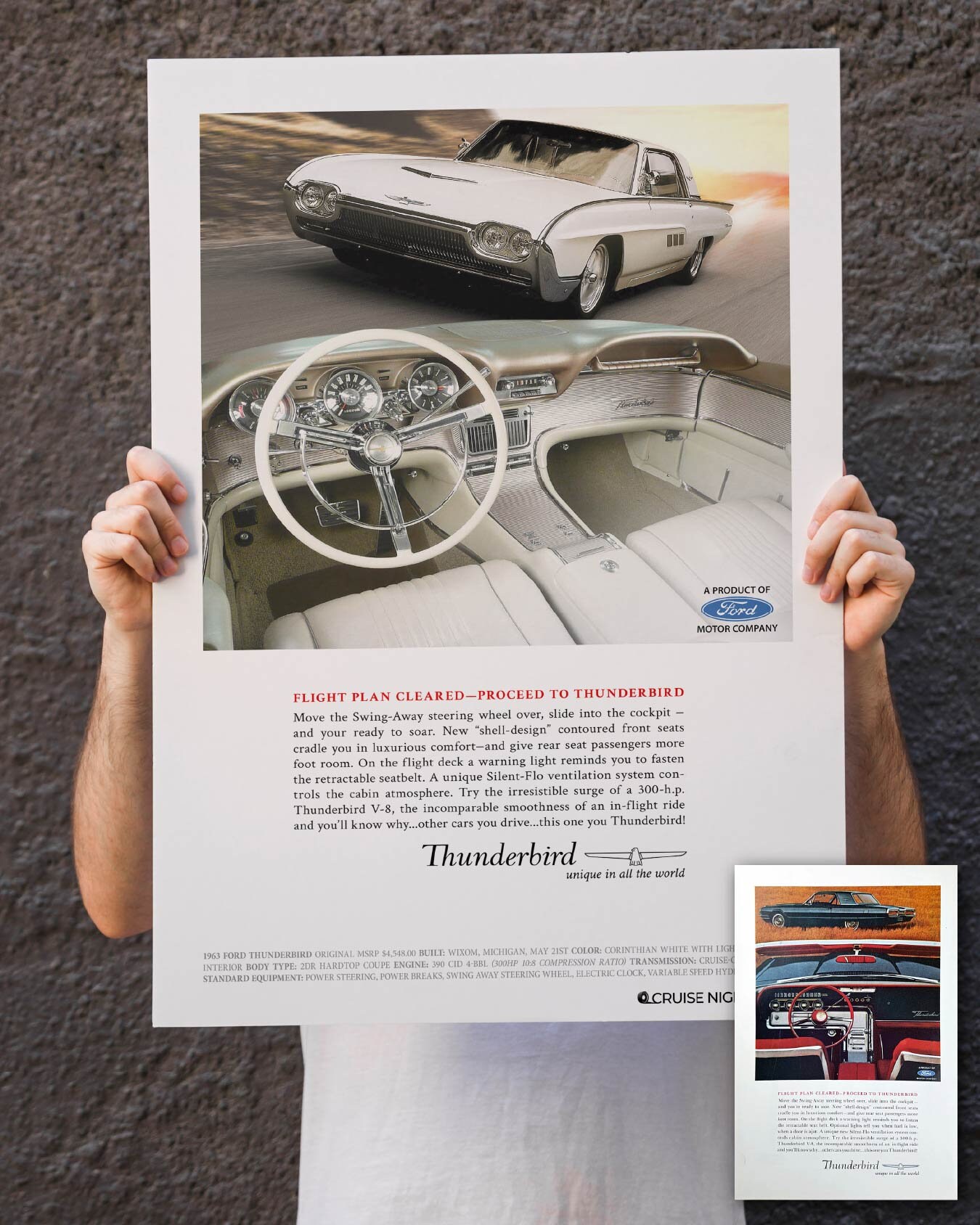 Custom Car Show Board: Inspired by Vintage Auto Advertisements - Etsy