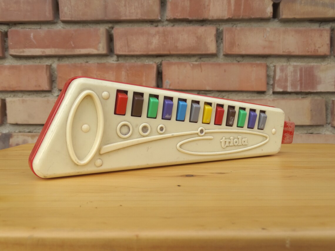 Vintage Triola Kids Toy Old Germany Musical Instrument From - Etsy