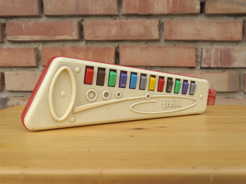 Vintage Triola Kids Toy Old Germany Musical Instrument From - Etsy