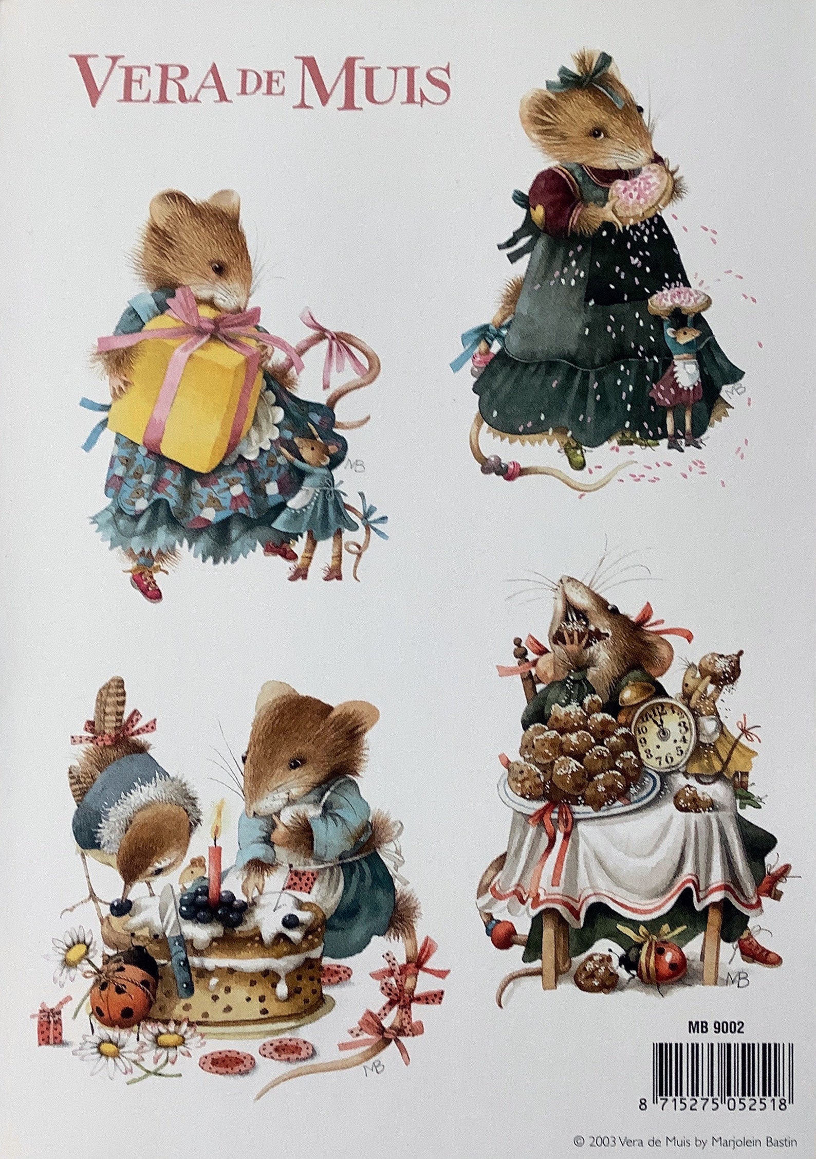 Vera the Mouse Illustrations by Marjolein Bastin | Etsy