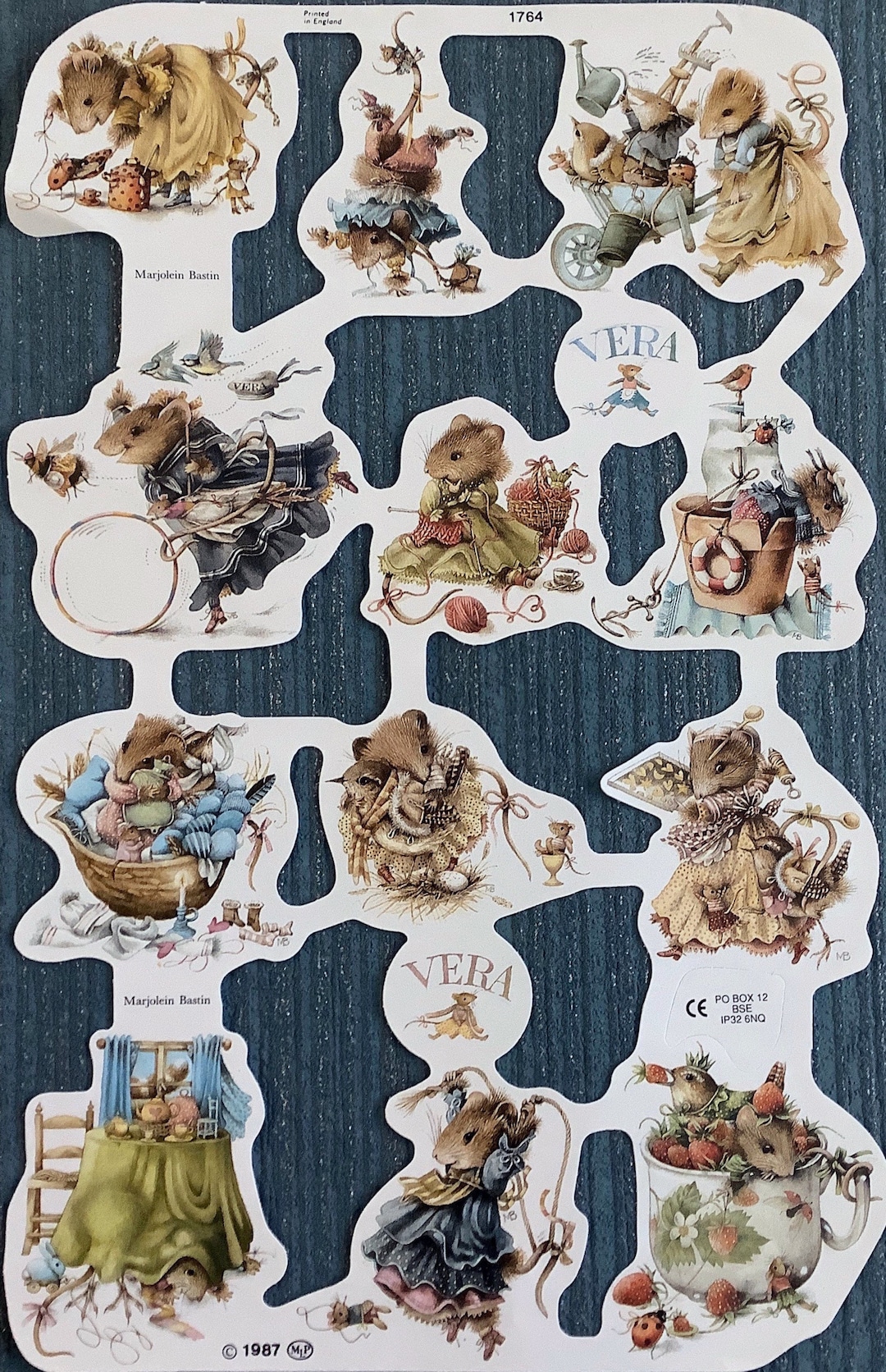 Die Cut Page of Vera the Mouse Illustrations by Marjolein Bastin - Etsy