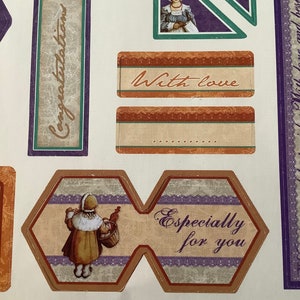 Anton Pieck Page of Die Cuts for Pyramid 3D Card Making and Other Paper ...