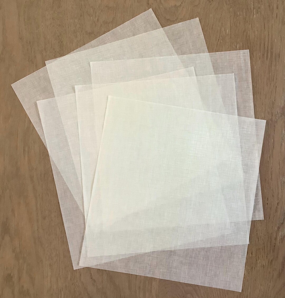 Vintage Creme Glassine Paper Sheets: Transparent Craft Paper for ...