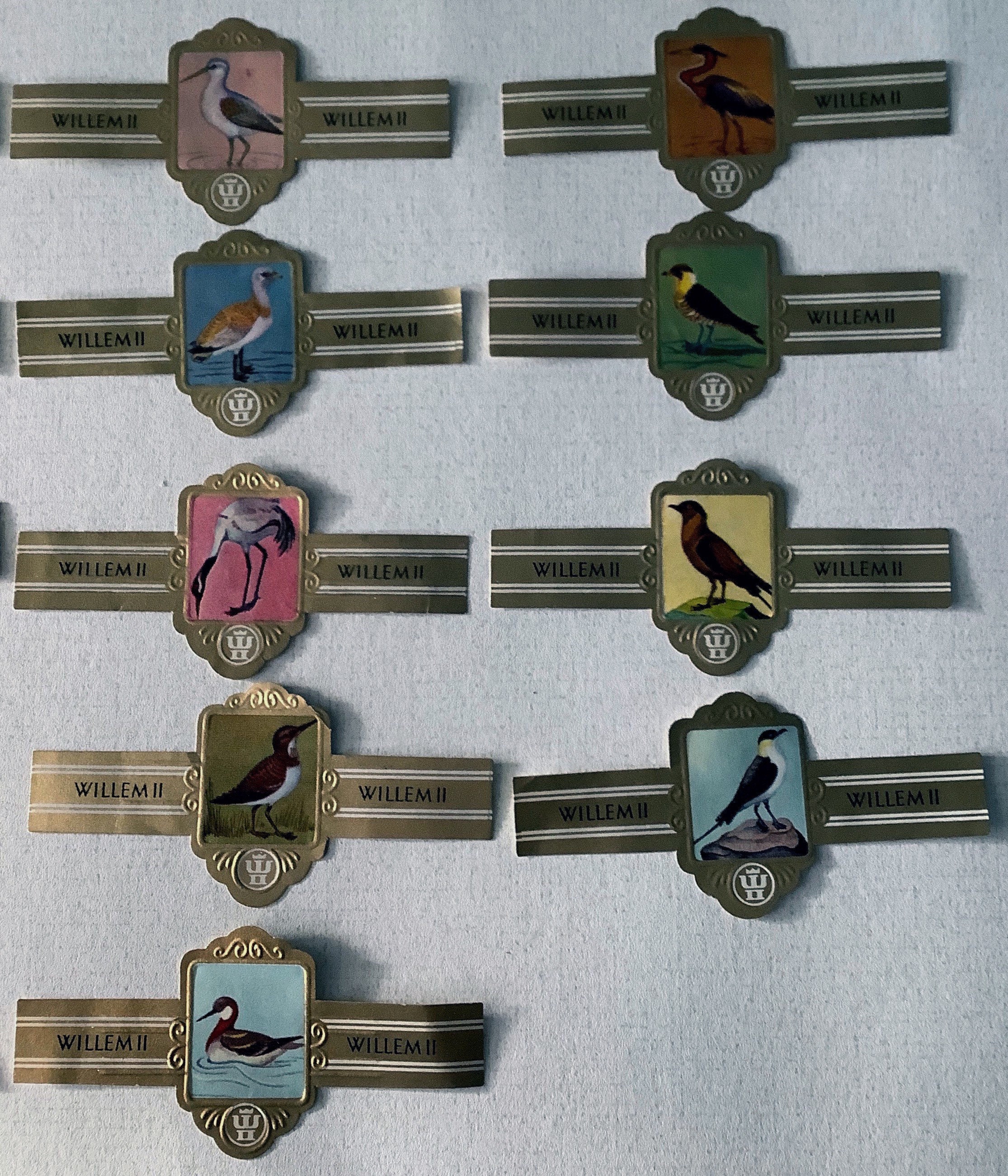 Cigar Bands Willem II Serie IX Birds No. 2607-2642 Vintage Paper Pack ...