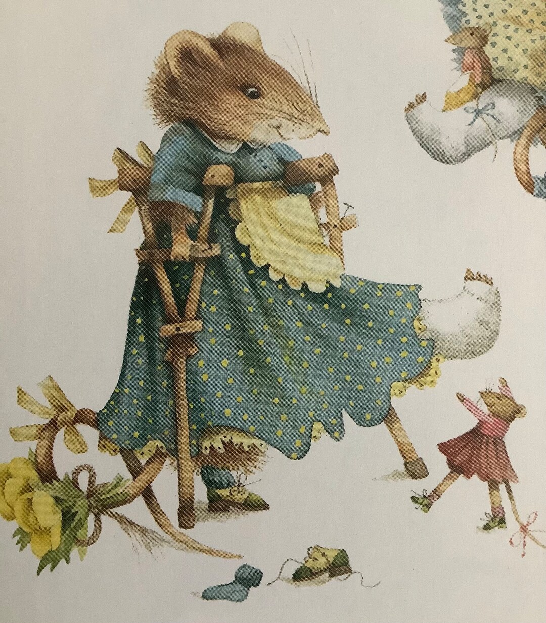 Vera the Mouse break a Leg Illustrations by Marjolein Bastin - Etsy