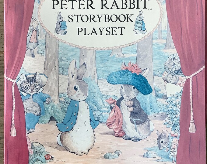 The Original Peter Rabbit Storybook Playset With 18 Pieces - Etsy