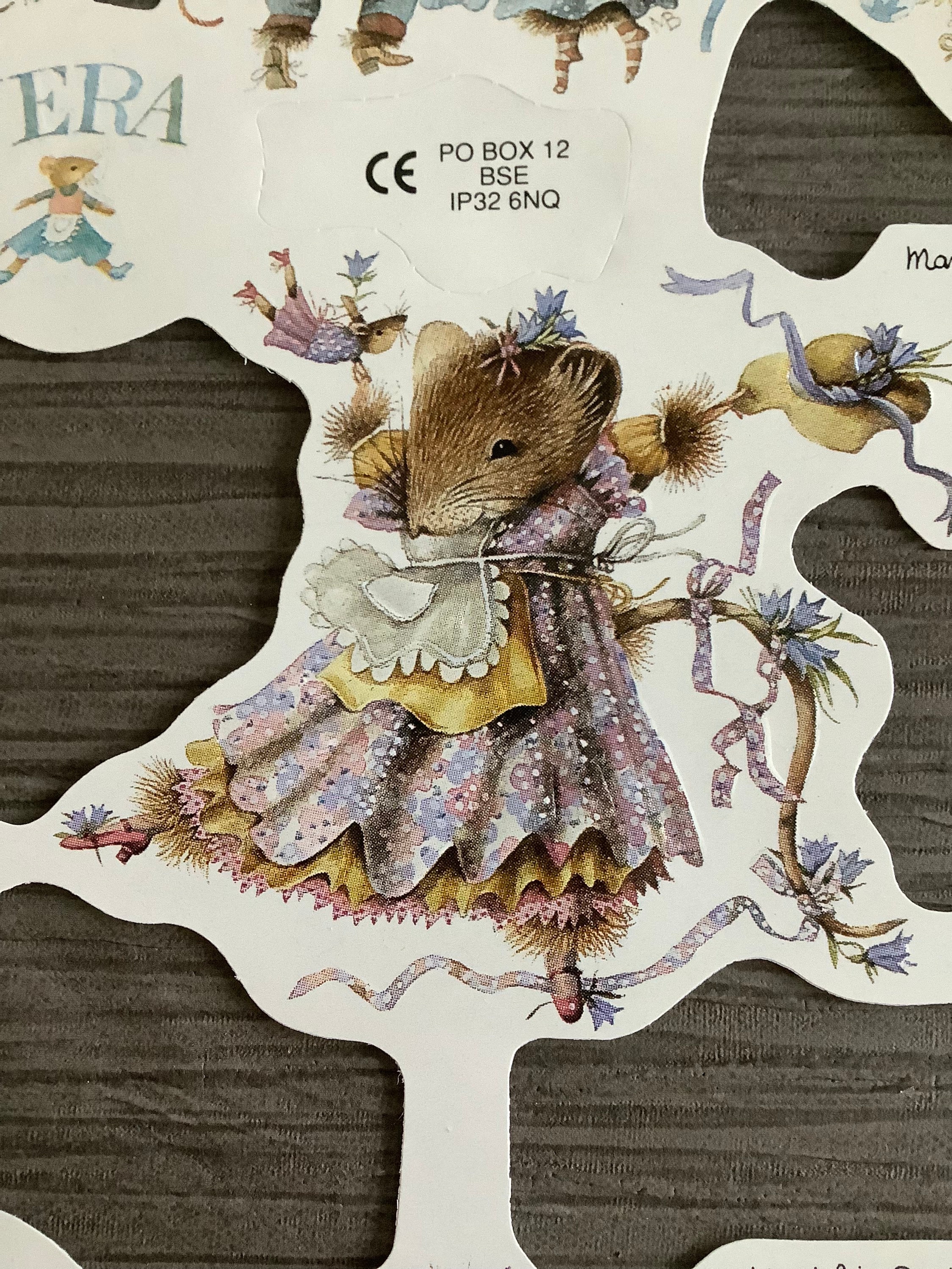 Die Cut Page of Vera the Mouse Illustrations by Marjolein Bastin - Etsy