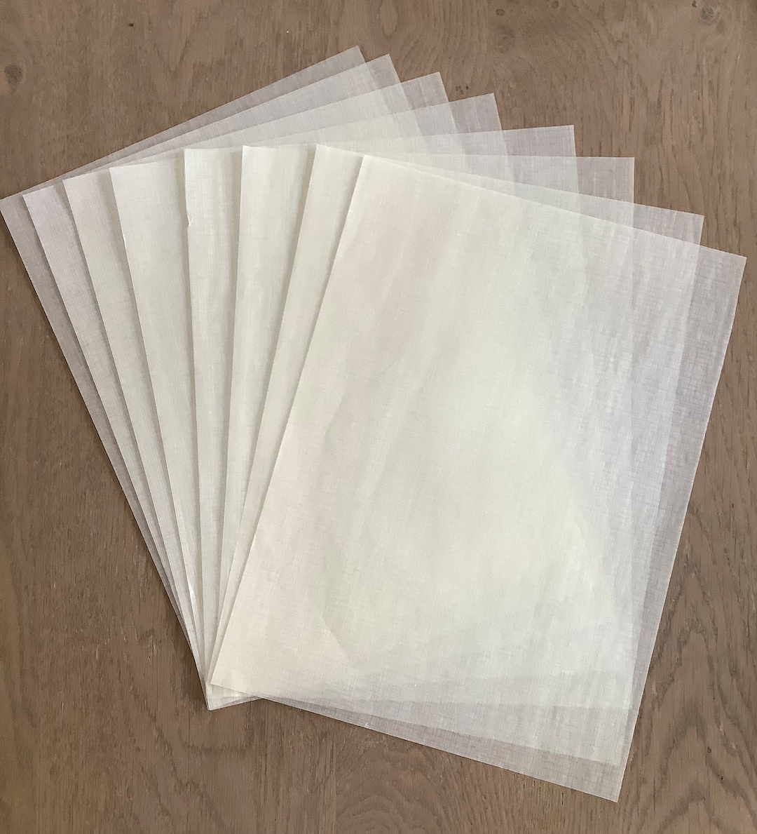 Vintage Creme Glassine Paper Sheets, Mixed Media Crafting (A4 Size ...