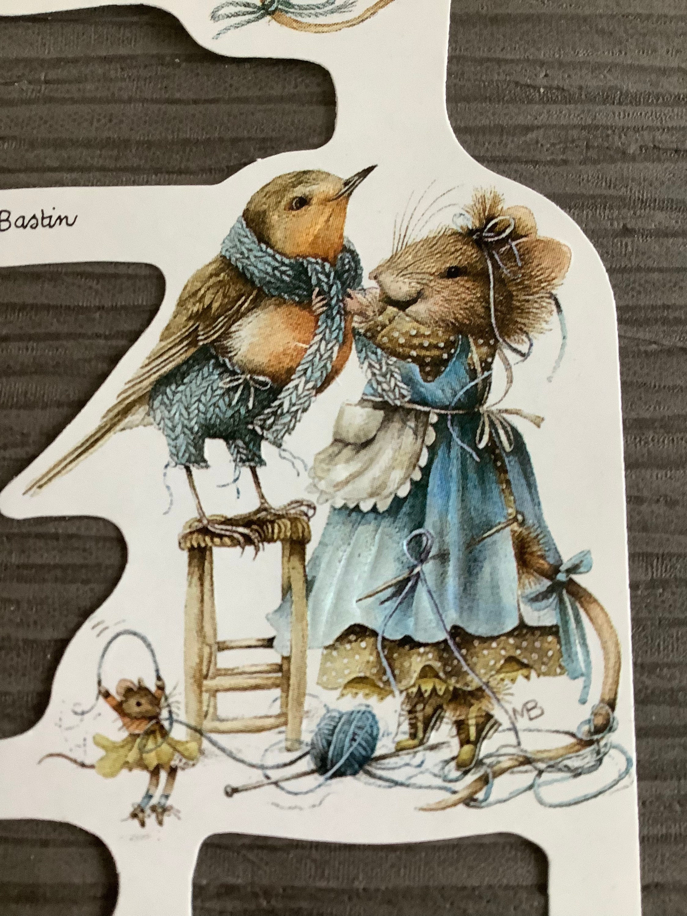 Die Cut Page of Vera the Mouse Illustrations by Marjolein Bastin - Etsy