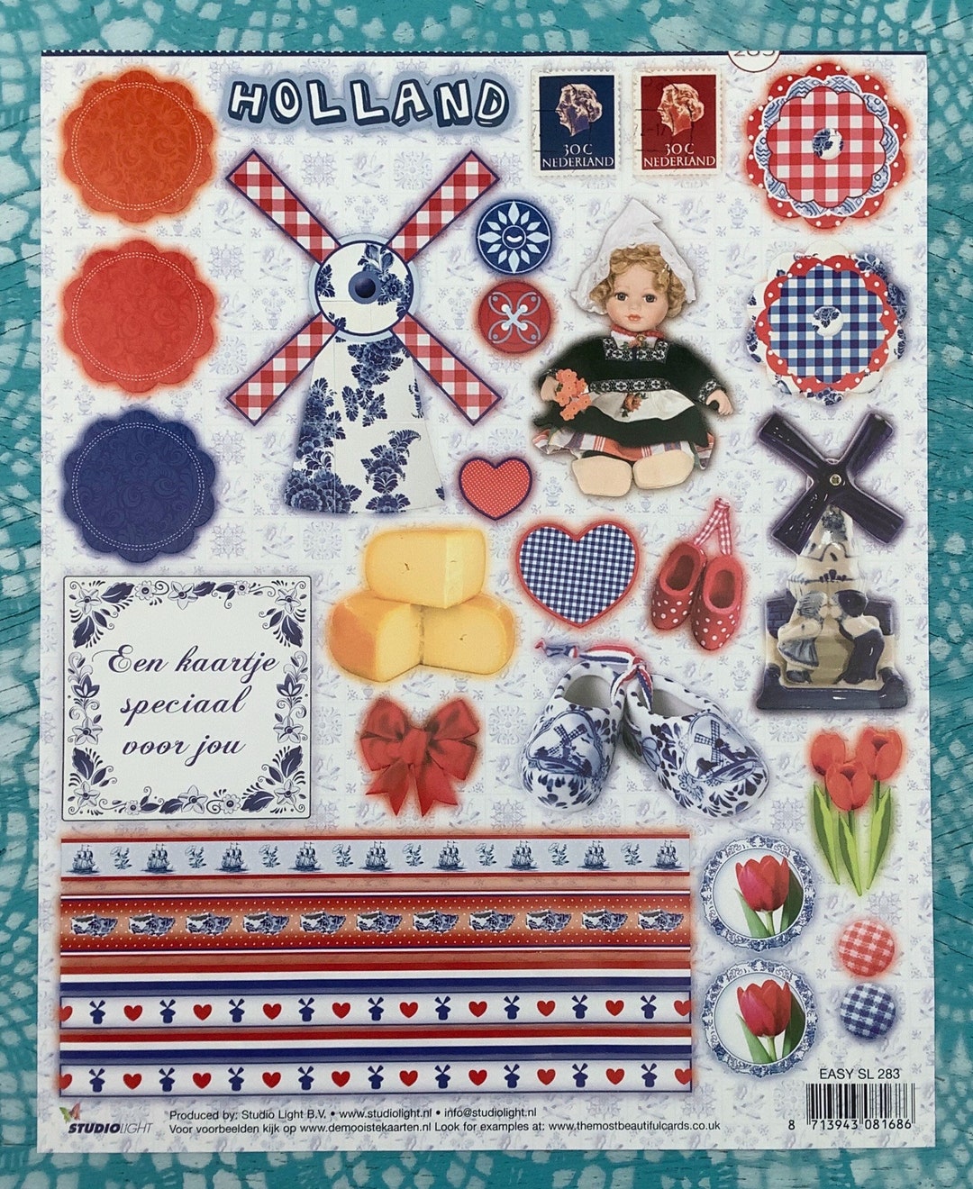 Push Out Images of All Things Dutch for Paper Crafting Including Tulips ...