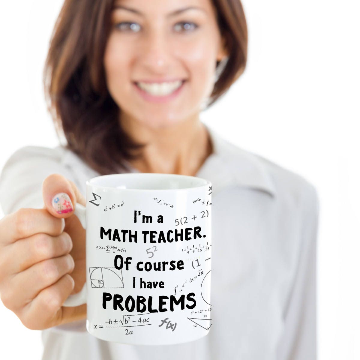 Math Teacher Mug of Course I Have Problems Math Teacher - Etsy
