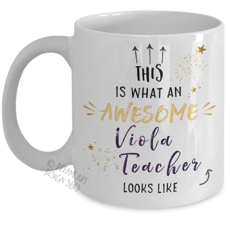 Viola Teacher Mug Viola Teacher Gift Music Teacher Mug - Etsy