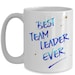Team Leader Mug Team Leader Gift Best Team Leader - Etsy